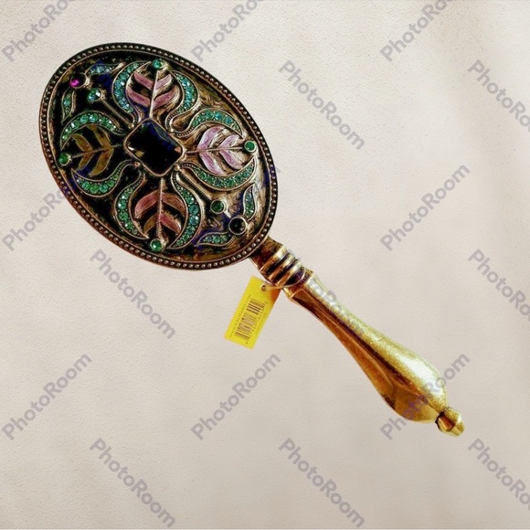 Kalifano | Art | Alexander Kalifano Jeweled Hand Mirror | Poshmark